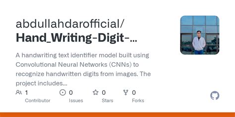 Github Abdullahdarofficialhandwriting Digit Classification Model A