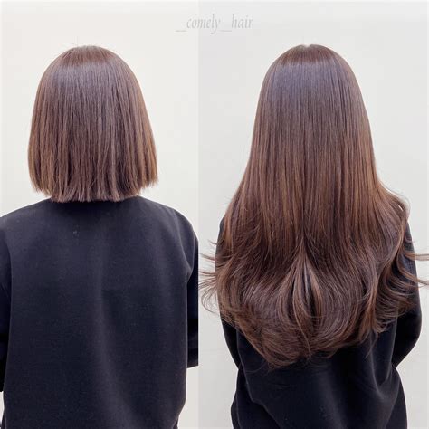 어여쁨붙임머리 대구붙임머리 어여쁨붙임머리 단발붙임머리 ෆ 어중간한 기장일수록 긴머리가