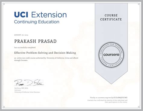 Coursera Ecz7bmqpzcwd Effective Problem Solving And Decission Making Ppt