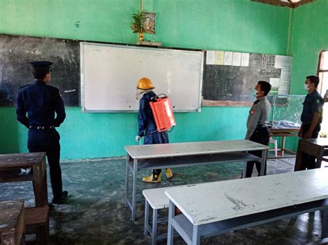 ကရသူရိမြို့တွင် အခြေခံပညာအထက်တန်းကိုဗစ် ၁၉ ရောဂါကြိုတင်ကာကွယ်‌ရေး