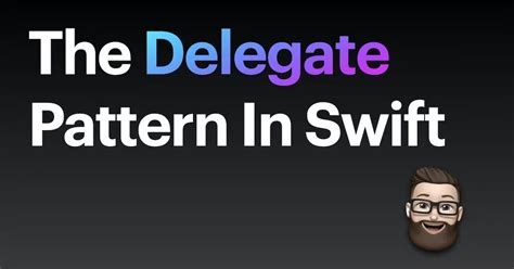 Delegate Design Pattern In Swift With An Example By Rehan Chaudhry Medium