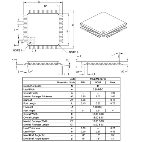 ATMEGA A AU آی سی REDIC