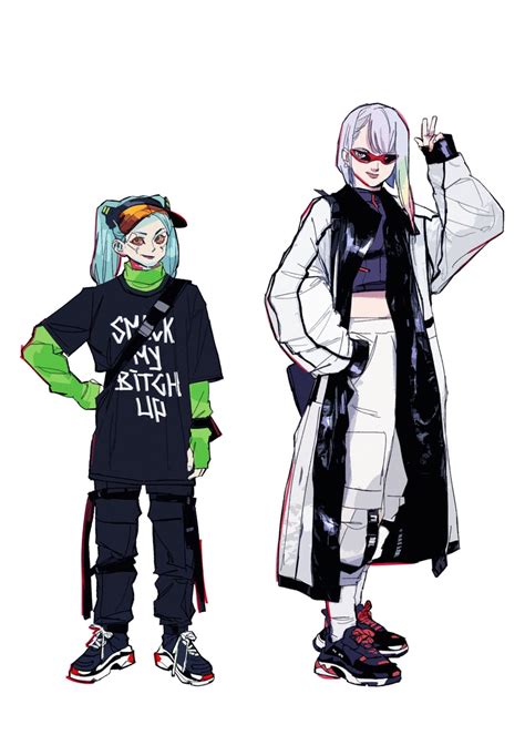 Rebecca And Lucy Cyberpunk And More Drawn By Scuttlebuttin Danbooru