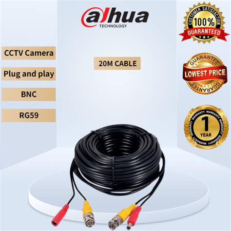CCTV CABLE 20M 30M 40M BNC RG59 Video Power Siamese Cable Security
