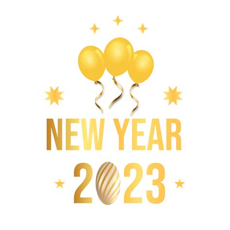 Happy New Year 2023 Vector Simple Design New Year 2023 New Year New Year 2023 2023 Vector Png