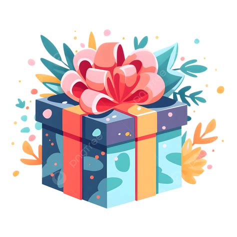 선물 상자 꽃 리본 그림 선물 상자 리본 휴일 선물 상자 Png 일러스트 및 이미지 에 대한 무료 다운로드 Pngtree