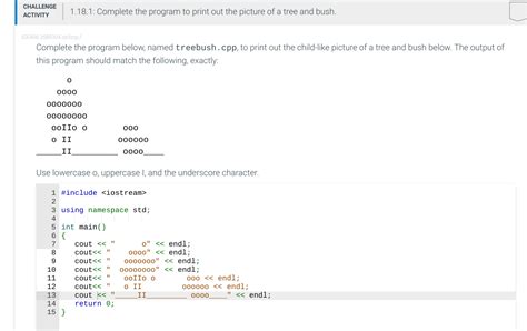 Solved HALLENGE STIVITY 1 18 1 Complete The Program To Chegg