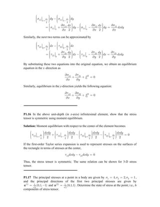 Solution Manual For Introduction To Nonlinear Finite Element Analysis Nam Ho Kim PDF