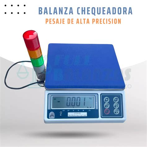 Chequeadora De Peso Con Semaforo Htw Balanzas Digitales