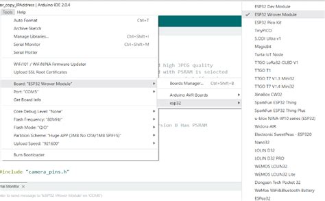 Getting Started With ESP CAM