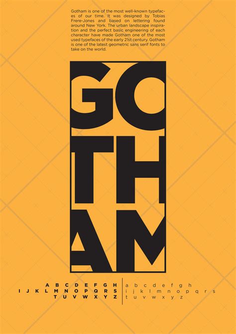 Gotham Font On Behance
