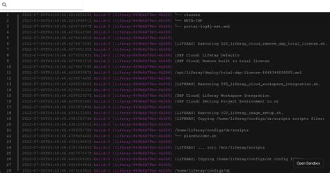 Patternfly React Log Viewer Examples CodeSandbox