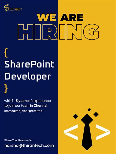 harsha varthan on linkedin hiring sharepointdeveloper sharepointjobs techjobs developerjobs…