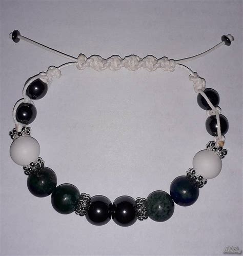 Гривна за зодия БЛИЗНАЦИ Унисекс бижу Полускъпоценни камъни Бижута Пловдив Гривна за з