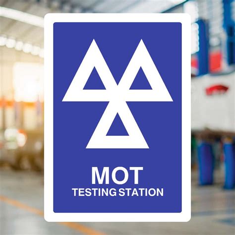 Mot Testing Station Sign