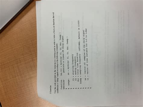 Lab Signal Synthesis Introduction The Objective Chegg Com