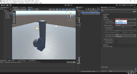 Unity中urp中的光照简介unity Urp光照 Csdn博客