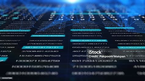 Hud Technology Futuristic Digital Decimal Encoder Data Sampling