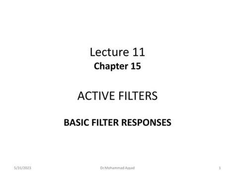 Image Smoothing Using Frequency Domain Filters Pptx Technology And Computing