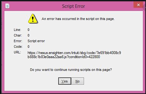 Fix QuickBooks Script Error Message On Startup Payment Account