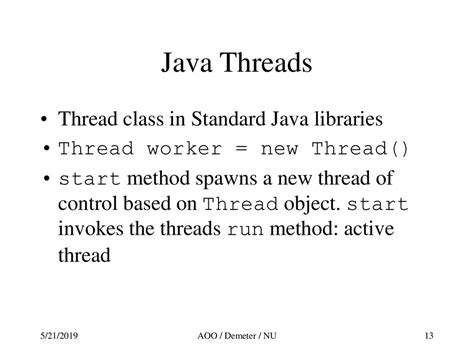 Coordination Aspect Review Of Aop Summary Of Threads In Java Ppt Download