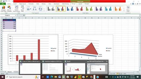 How To Create A Chart Loop In Vba And Macros Youtube