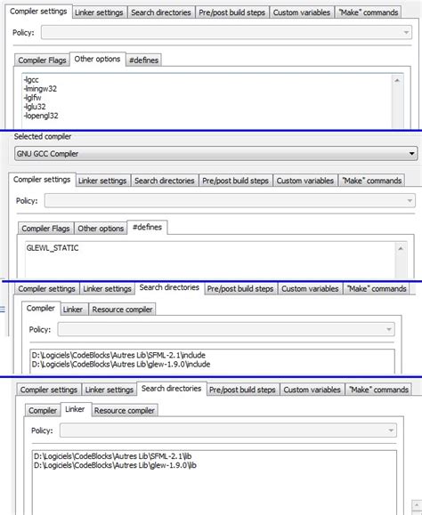 Résolu Sfml OpenGL Glew undefined reference to imp par