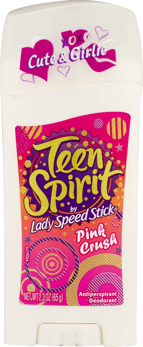 Teen Spirit, Antiperspirant Female Deodorant, Pink Crush, Stick Format ...