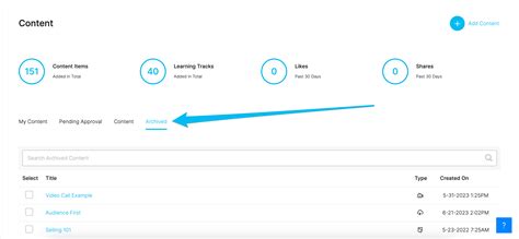 Archive And Unarchive Content Continu Help Center