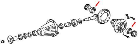 Rear Differential Carrier Bearing Genuine Yota Performance Inc