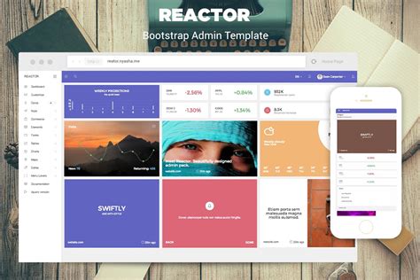 Reactor Bootstrap Admin Template A Dashboard Admin Template Powered By Bootstrap And Angularjs