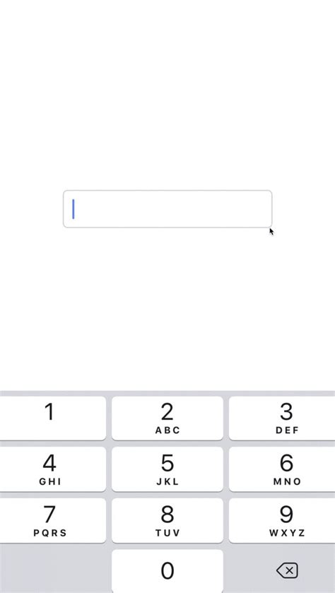 Ios Auto Hidden Keyboard After Enter Six Characters Stack Overflow