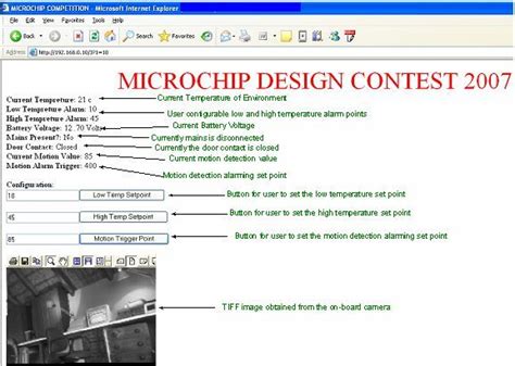 Pic24f64ga002 Video Remote Environmental Monitoring Enc28j60 Tcpip Stack Electronics Projects
