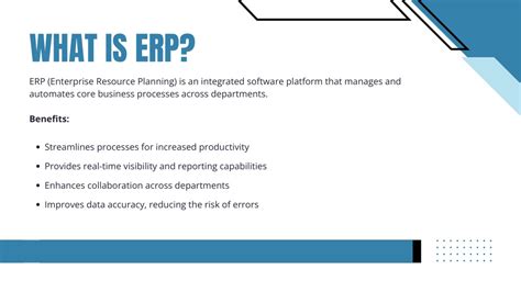 Ppt Optimizing Efficiency Tailored Erp Solutions For Your Industry Powerpoint Presentation