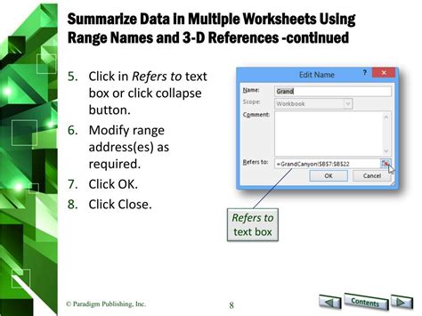 Ppt Excel 2013 Level 2 Unit 1 Advanced Formatting Formulas And Data