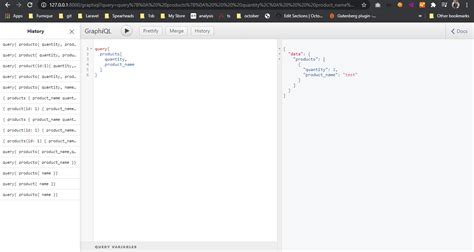 graphql laravel returning blank array in postman stack overflow
