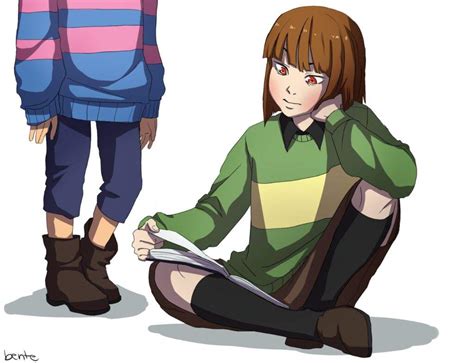 Chara Helping Me Through The Swap Undertale Amino
