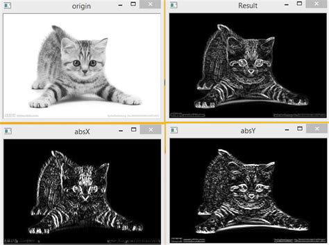 4 7 Sobel算子Laplacian算子Canny边缘检测 Python learning note