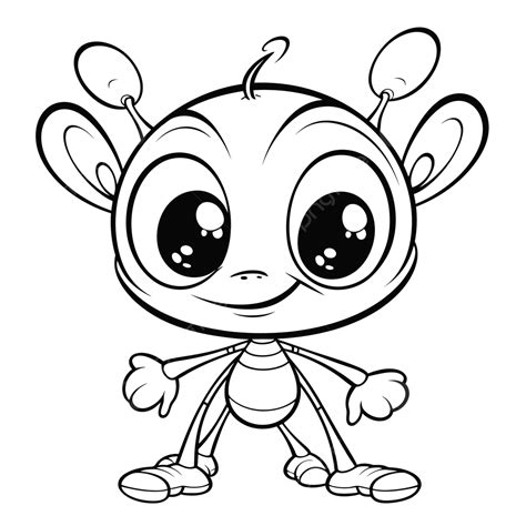귀여운 만화 일러스트 버그 색칠 페이지 개요 스케치 드로잉 벡터 만화 일러스트 드로잉 일러스트 벡터 일러스트 Png 일러스트 및 벡터 에 대한 무료 다운로드
