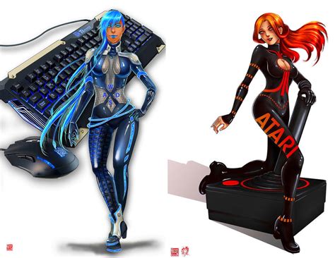 Pc Atari Controller By Tyrinecarver Edit By Retroreloads On Deviantart