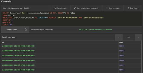 Cratedb Blog Querying Time Series Data With Cratedb Cloud Sql Examples