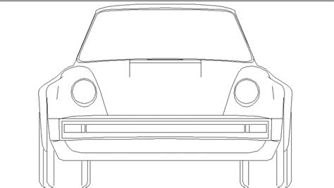 Modern Car Block Cad Drawing Details Dwg File
