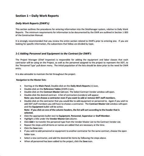How To Write A Work Report Template Pdf Template