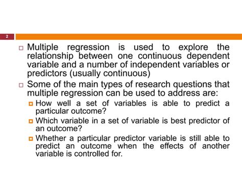 spss6 multiple regression ppt