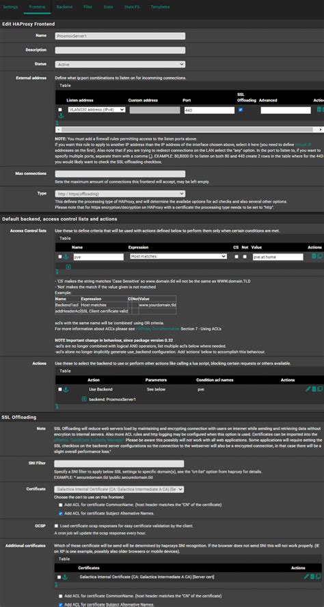 Configure Haproxy For Internal Reverse Proxy Of Services Rpfsense
