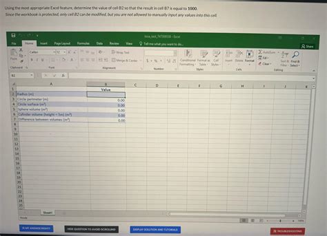 Solved Using The Most Appropriate Excel Feature Determine