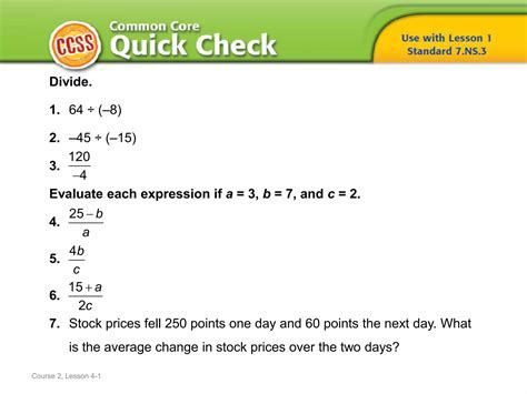 7 Lesson 4 1 Terminating And Repeating Decimals Pptx