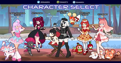 Pokemon Trainer Adopts 7 Closed By Rienadopts On Deviantart