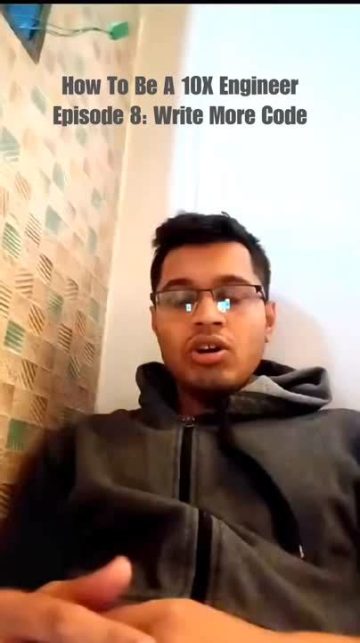 Video How To Be A 10x Engineer Aditya Patange Posted On The Topic