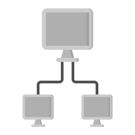 Premium Vector Computer Networking Icon Vector Image Can Be Used For